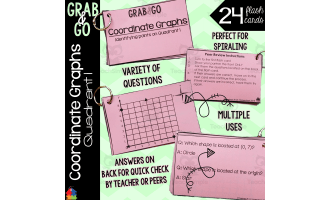 Math Flash Cards | Graphs & Tables by Teach Simple