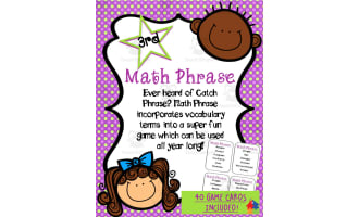 Math Phrase Game for 4th Grade by Teach Simple