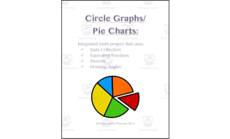Matching Pie Graphs Worksheet by Teach Simple