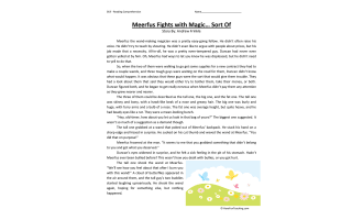 Magic of Making Reading Comprehension Worksheet by Teach Simple