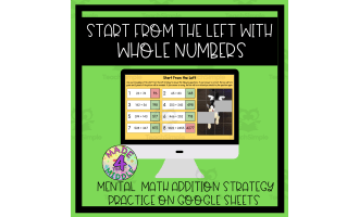 Mental Math Mystery Picture Reveal: "Round + Adjust" Addition Strategy ...