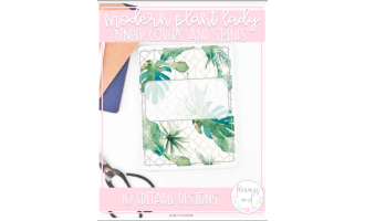 Editable Binder Covers by Teach Simple