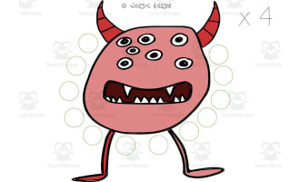 Monster Multiplication Repeated Addition Mats Set 7 by Teach Simple