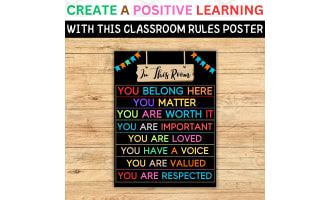 Teaching with Order Classroom Rules and Expectations Posters - Decor ...