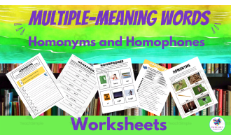 Illustrating Multiple Meaning Worksheet by Teach Simple