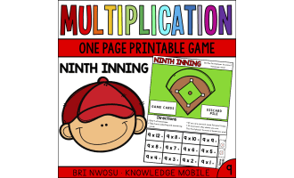 Multiplication Facts - Twelve Printable Game by Teach Simple