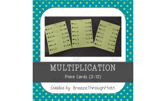 Multiplication Squares (1-12) Game by Teach Simple