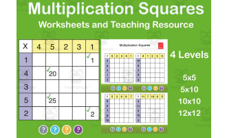 Addition Squares up to 10, 20 50 & 100 - (almost) Unlimited Worksheets ...