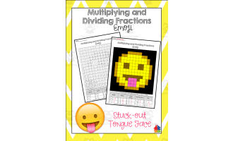 Multiplying and Dividing Fractions Pixel Art | Christmas Digital ...