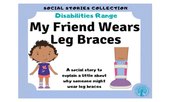 My Friend is Visually Impaired Social Story by Teach Simple