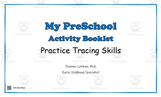 Tracing Activity Booklet by Teach Simple