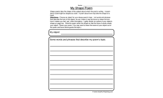 Worm Poem Reading Comprehension Worksheet by Teach Simple