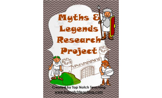 Myths and Legends from Around the World - Reading Comprehension by ...