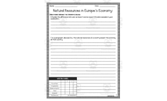 Natural Resources in Australia Reading Packet by Teach Simple