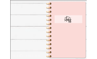 Modern Rainbow Digital Notebook | Portrait | Blank, Lined + Dotted ...