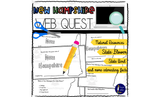New Hampshire Worksheet by Teach Simple