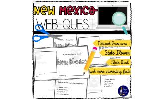 New Mexico Worksheet by Teach Simple
