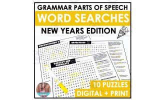 Thanksgiving Grammar Word Search Packet by Teach Simple