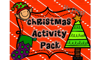 No-Prep Christmas Worksheets by Teach Simple