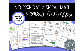 October No Prep Math Activities by Teach Simple