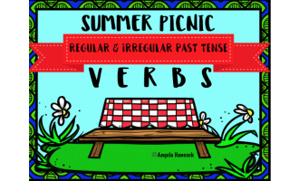 NO PRINT Winter Regular & Irregular Past Tense Verbs Distance Learning ...