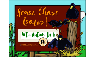 NO PRINT Scare the Crows Articulation - S Edition for Distance Learning ...