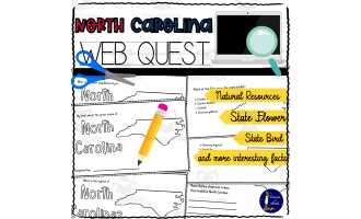 North Carolina Worksheet by Teach Simple