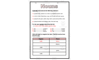 Pronouns Worksheet by Teach Simple