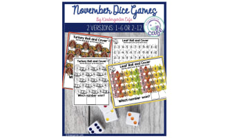 Dice Roll and Trace Printables by Teach Simple