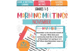 April Morning Meetings by Teach Simple