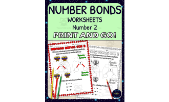 Number Bonds for 3 Worksheets by Teach Simple