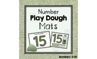 Number Wikki Stick Mats by Teach Simple