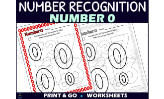 Number Recognition Worksheets - Number 6 - Find and Color Activities ...