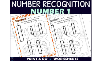 Number Recognition Worksheets - Number 6 - Find and Color Activities ...