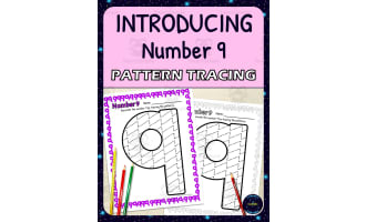 Number Recognition Worksheets | Pattern Tracing Activity | Number 3 by ...