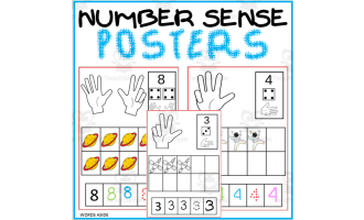 NUMBER SENSE 1-10 POSTER MATS | halloween by Teach Simple