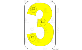 Number Symbol Representation Cards Set D9 by Teach Simple