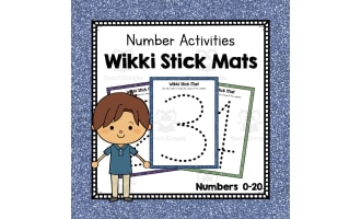 Wikki Stick Mats | Letter of the Week Activity Book by Teach Simple