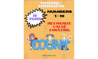Numbers 1-5 Practice Worksheet Pack by Teach Simple
