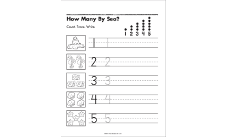 Early Math: Numbers, Number Sense, and Operations Printable Workbook by ...