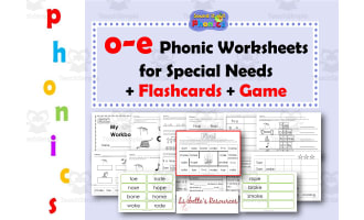 5 CVC Phonic Workbooks a, e, i, o, u by Teach Simple