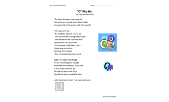 OO Like Book Reading Comprehension Worksheet by Teach Simple
