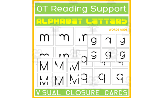 Occupational Therapy Reading Writing Support Cards 2 by Teach Simple