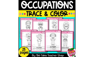 Ant Cut and Paste Worksheets to Color and Trace by Teach Simple