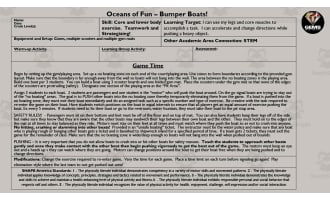 Oceans of Fun PE Game - Stingrays, Jellyfish + Fish by Teach Simple