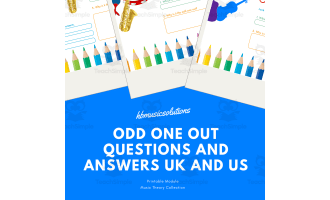 Language and Communication Wheels: Verbs, Linked Nouns & Odd One Out by Teach Simple