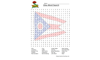 Ohio Worksheet by Teach Simple