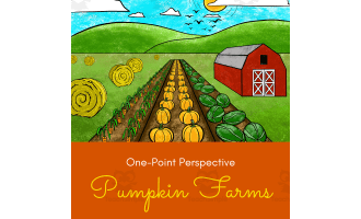 One-Point Perspective Christmas Towns by Teach Simple