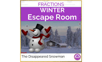 One and Two Step Inequalities | No prep and Self Checking Winter Escape ...
