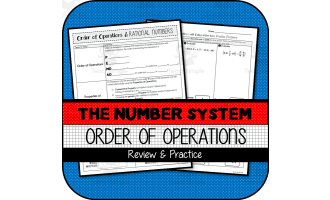 Multi-Step Problems with Rational Numbers NOTES & PRACTICE by Teach Simple